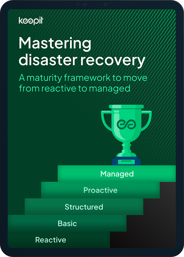 Mastering disaster recovery: A SaaS DR maturity framework to move from ...