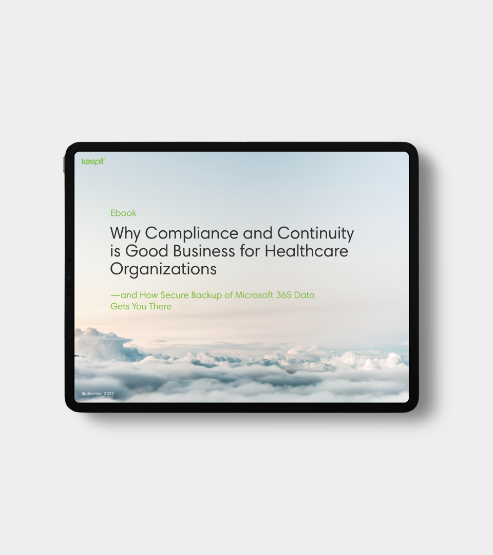 Download the Free Healthcare eBook on Compliance and Continuity